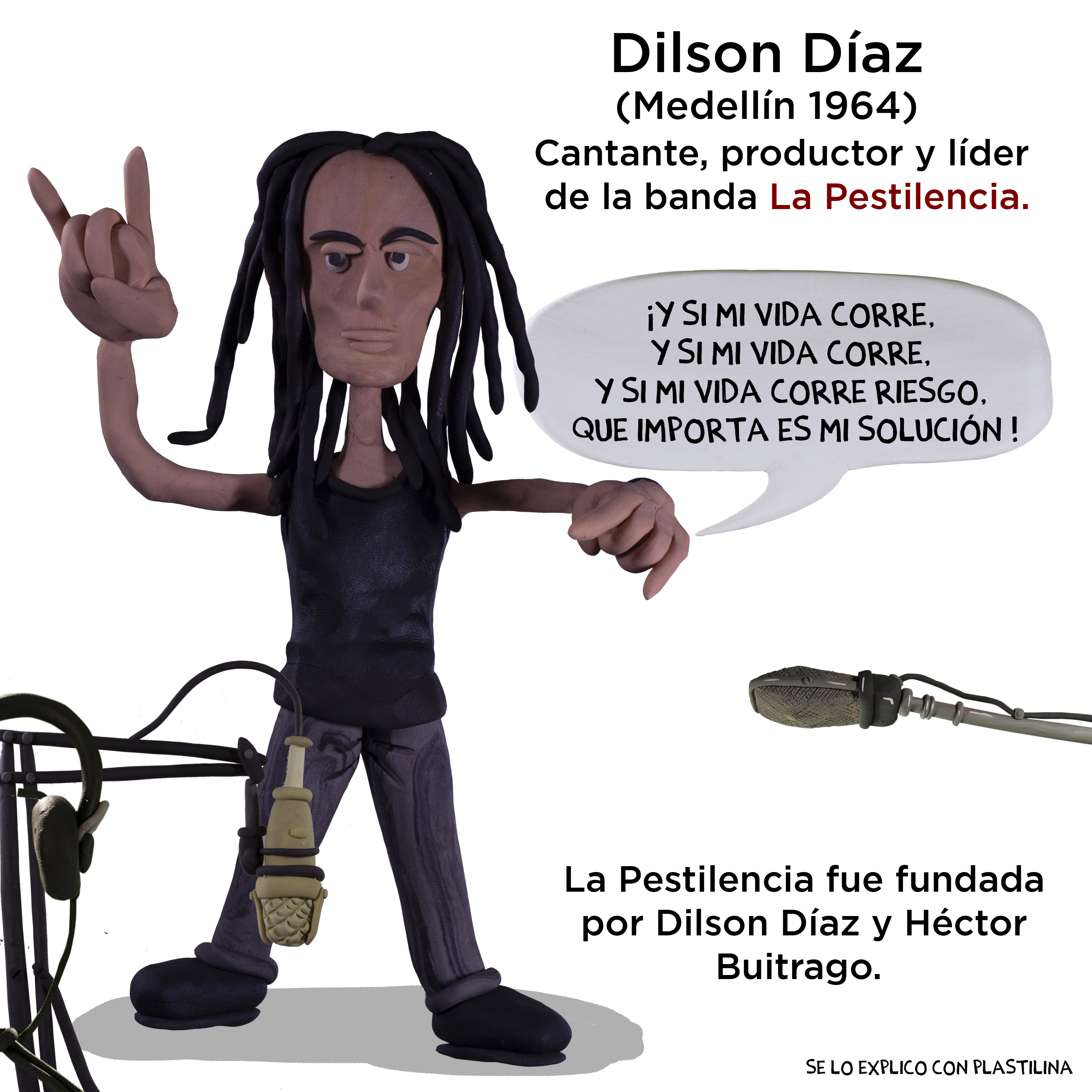 Leyendas del rock en Colombia, en plastilina | Cambio