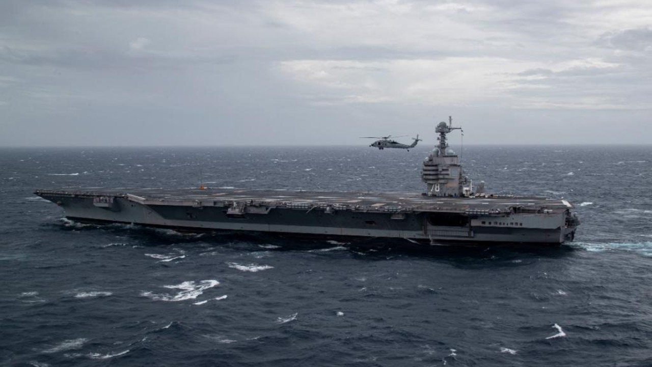 Gerald Ford, el portaaviones más grande del mundo que llegará al Caribe ...